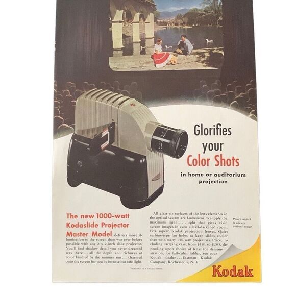 Kodak | Art | Vintage 948 Kodakglorifies Your Color Shots Ad ...